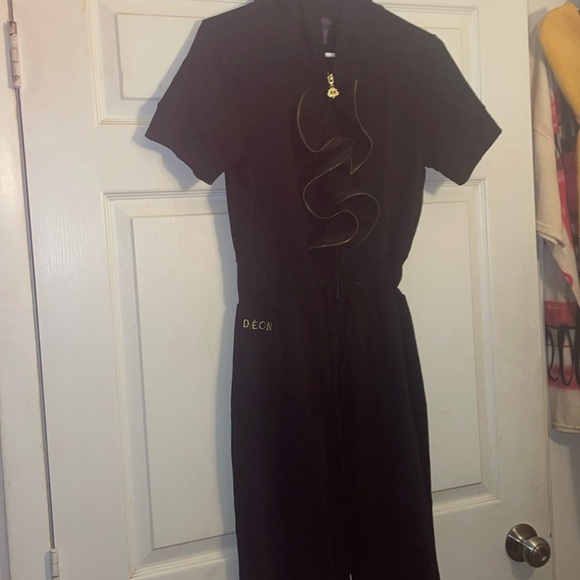 Dereon | Pants & Jumpsuits | Vintage Deron One Piece Romper With Hood ...